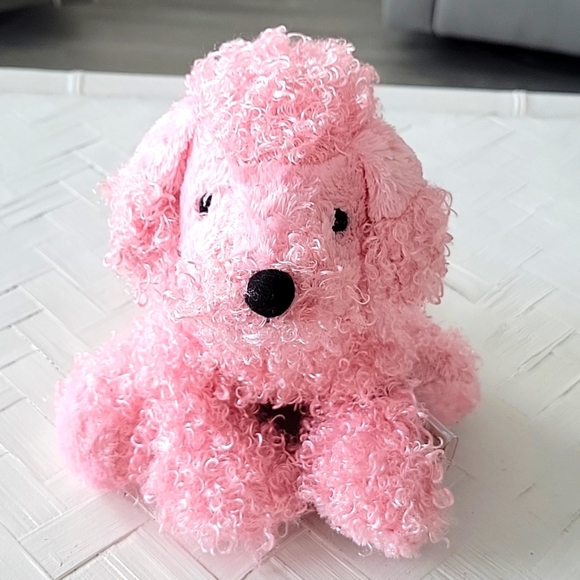 GANZ | Toys | Ganz Webkins Pink Poodle Puppy Dog Curly Pink Fur And ...
